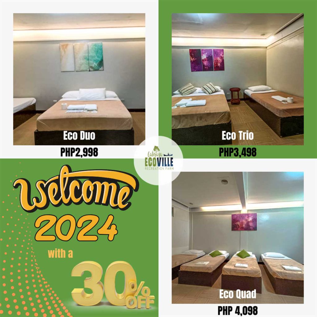 Latest Ecoville Promo – Caliraya Ecoville Recreation and Farm Resort