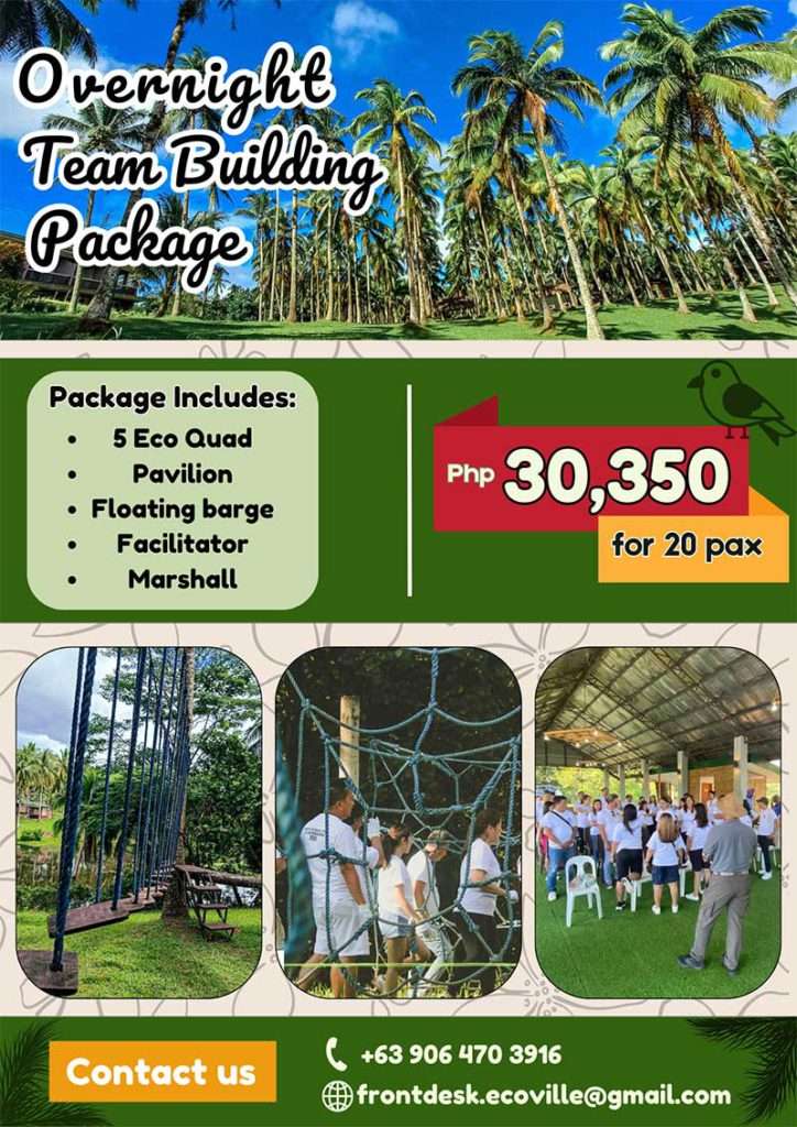 Team Building Package – Caliraya Ecoville Recreation and Farm Resort