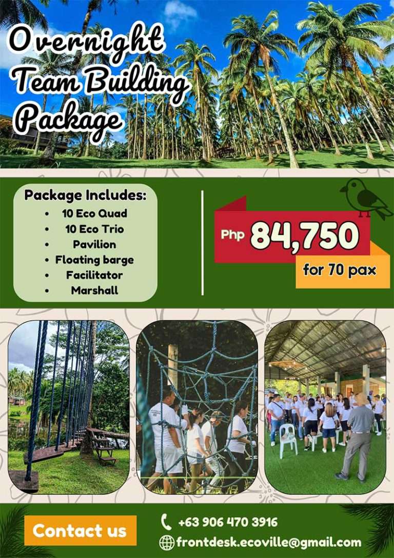 Team Building Package – Caliraya Ecoville Recreation and Farm Resort